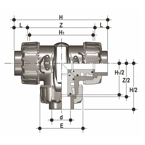 LKDIC - DUAL BLOCK® 3-WAY BALL VALVE