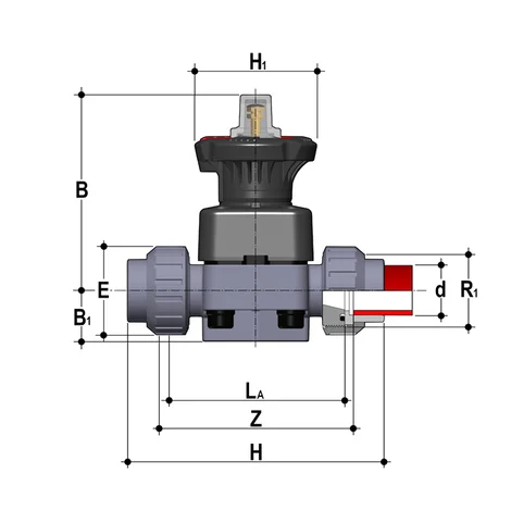 DKLUIF - DIALOCK® 2-way diaphragm valve
